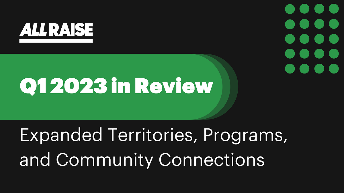 All Raise Q1 2023 in Review: Expanded Territories, Programs, and ...