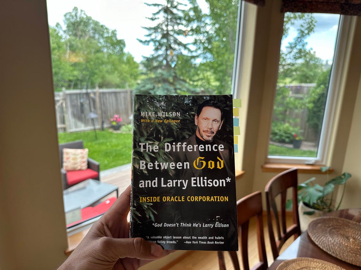 The Difference Between God and Larry Ellison by Mike Wilson — A 300 ...