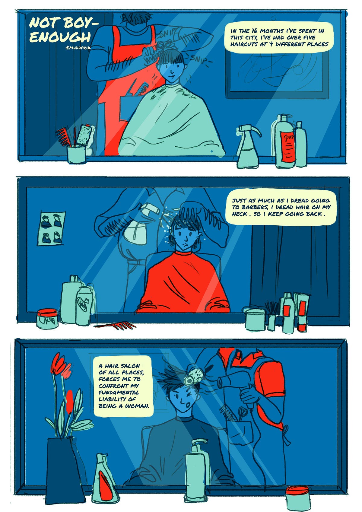 Not Boy-Enough. While I was making this comic I was… | by Madhu ...