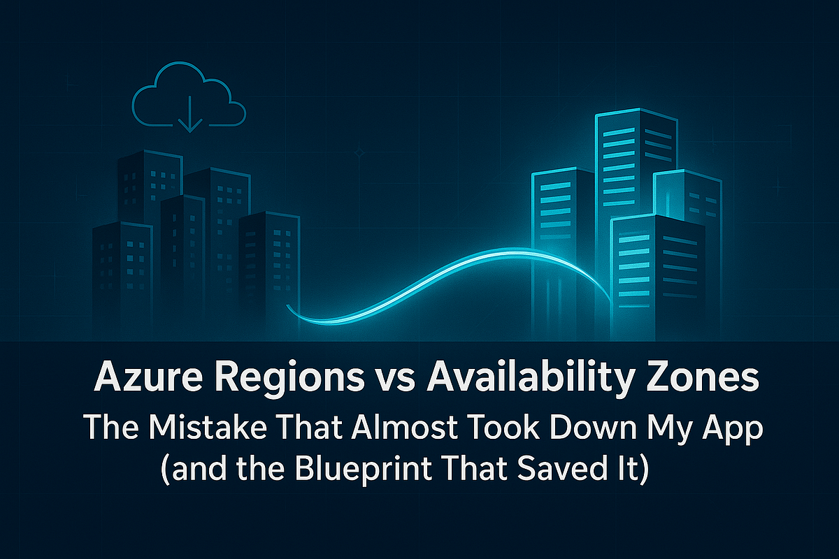 The Azure Regions vs Availability Zones Trap: 1 Mistake, 12 Hours of Downtime | by AshokReddy ...