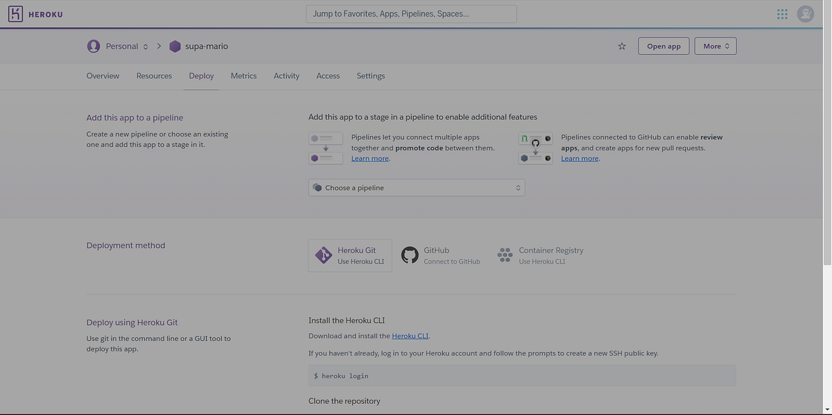 Deploy a simple HTML/CSS/Javascript Application On Heroku | by Ndkaurn | Medium