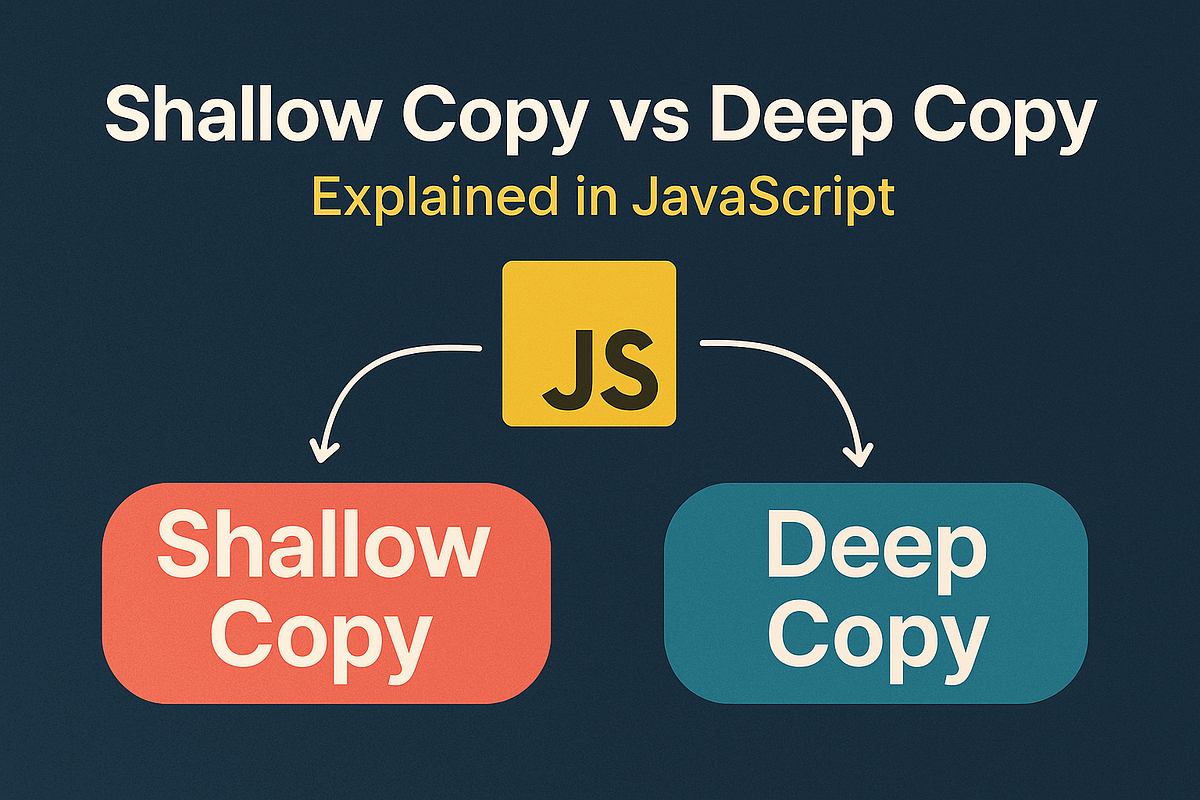 Shallow Copy vs Deep Copy: Explained in JavaScript | by Pudari Madhavi | May, 2025 | Medium