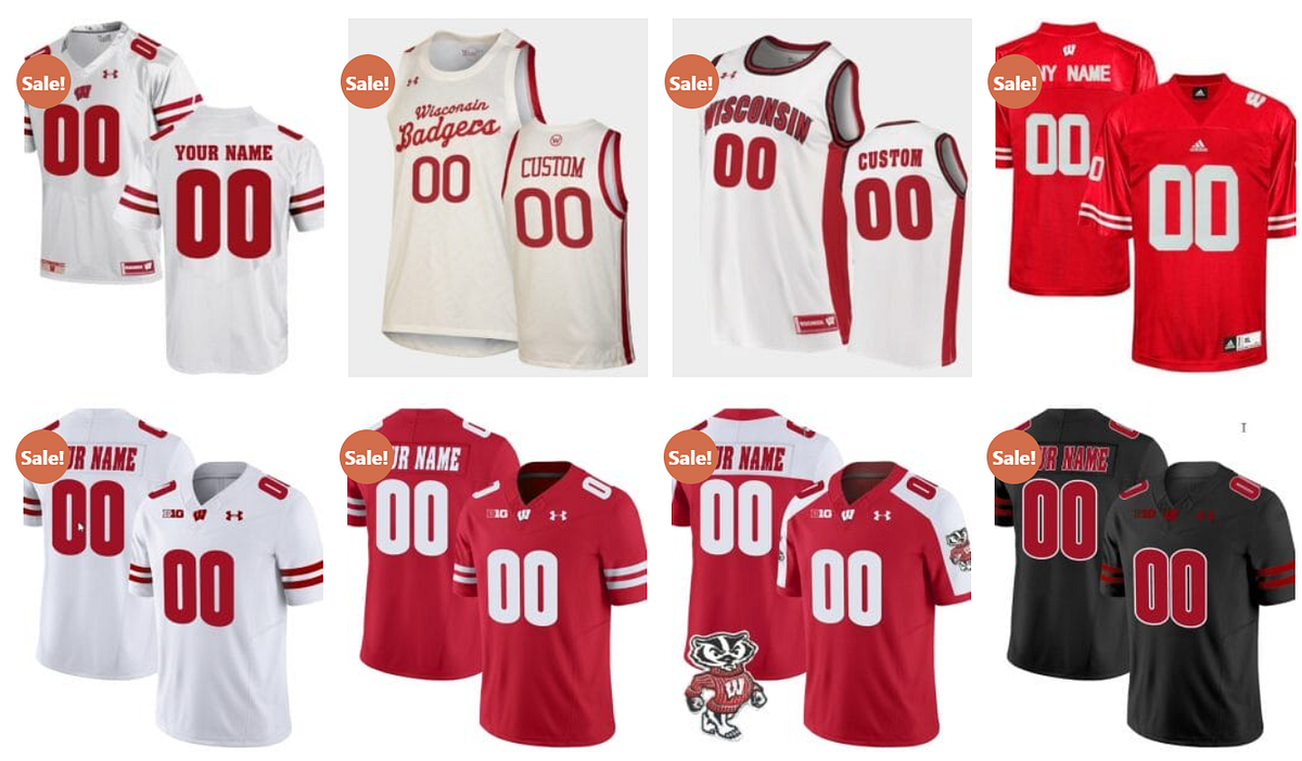 Celebrate Your Team Spirit with a Wisconsin Badgers Custom Jersey | by ...