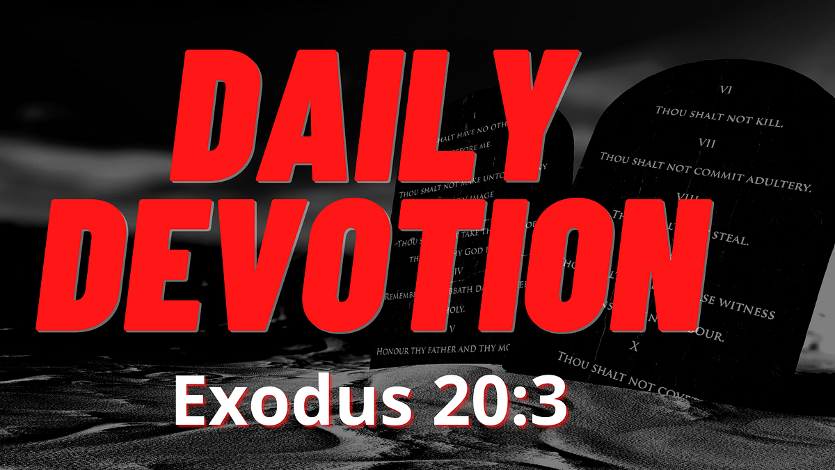 More Than One God?. Exodus 20:3 | by Pastor Rich Bitterman | Medium