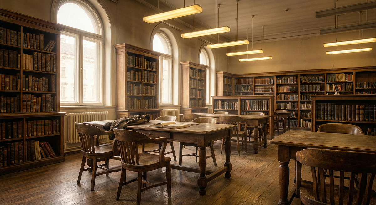 The Library as a Time Machine (Not the Books – the Smell) | by Arjun. S ...
