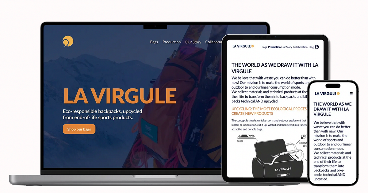 Re-Designing the E-Commerce-Website of La Virgule | by Sophia Plitzner ...
