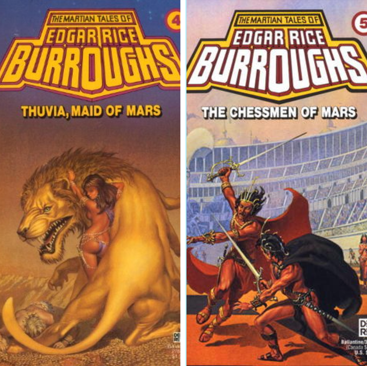 Book Review: Thuvia Maid of Mars and The Chessmen of Mars by Edgar Rice ...