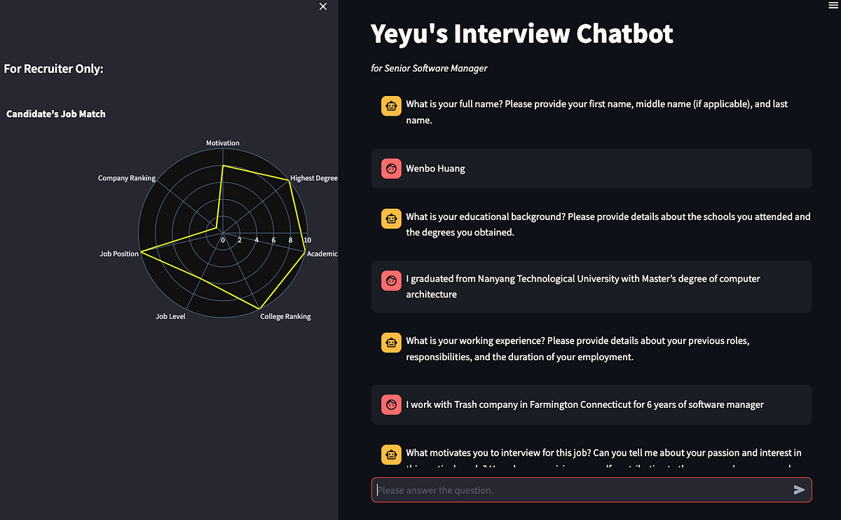 Create an Interview Chatbot that Releases 90% Effort of Your ...
