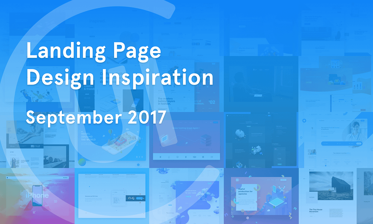 Landing Page Inspiration — September 2017 | by Collect UI | Collect UI ...
