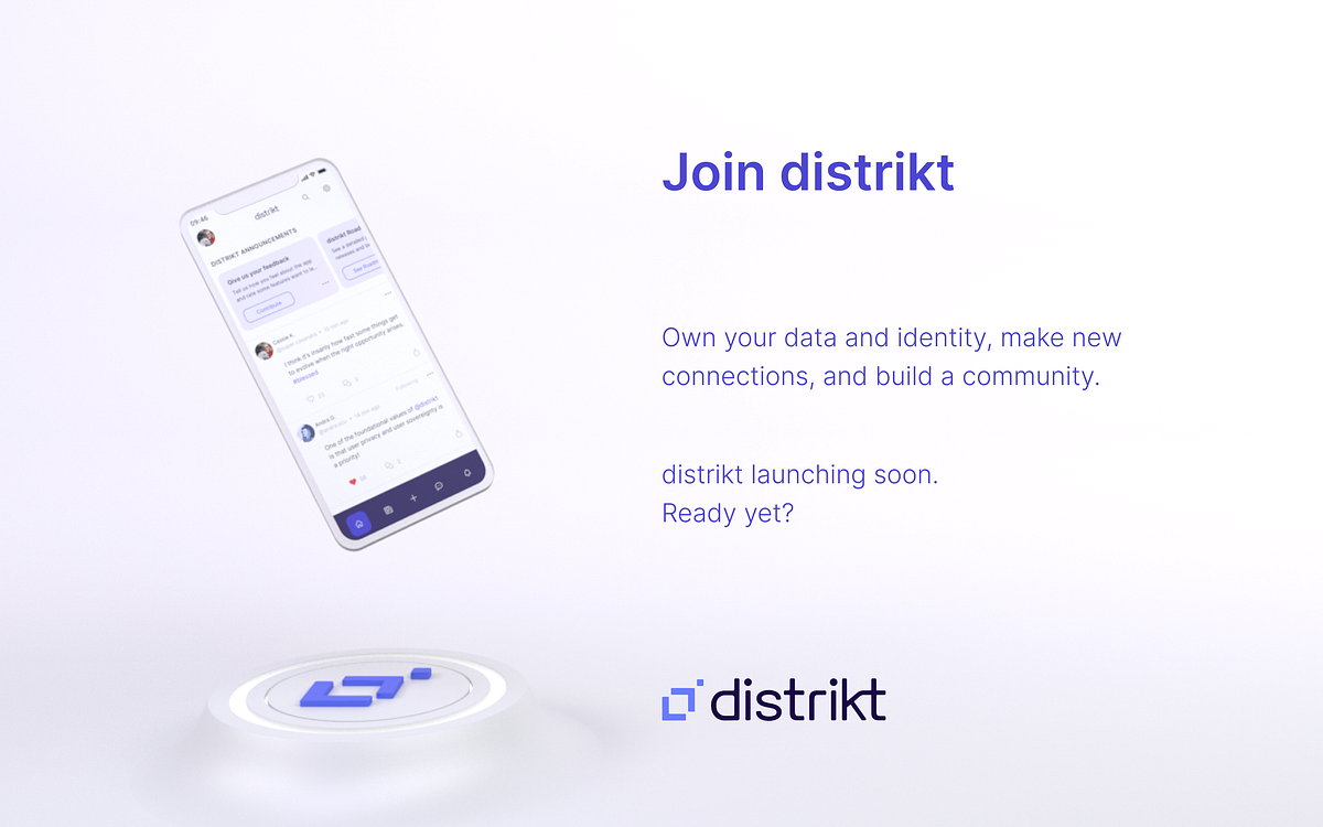 The Big distrikt community update | by Andra Georgescu | Distrikt | Medium