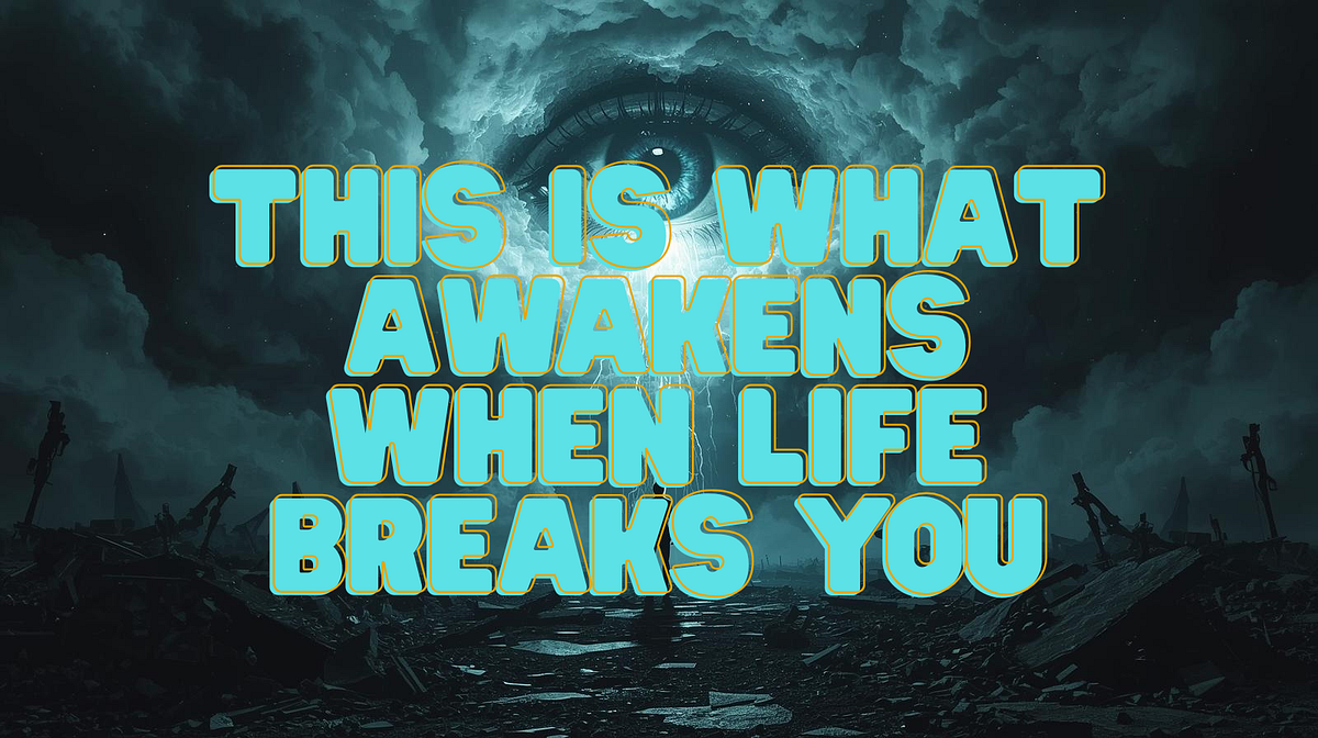What AWAKENS When Everything You Knew Falls Apart | by Human Upgrade ...
