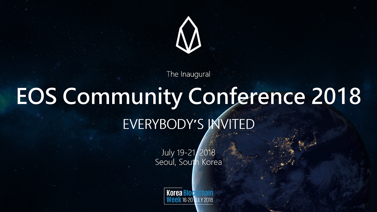 EOS Community Conference 2018: Listening to Voice of Global EOS ...