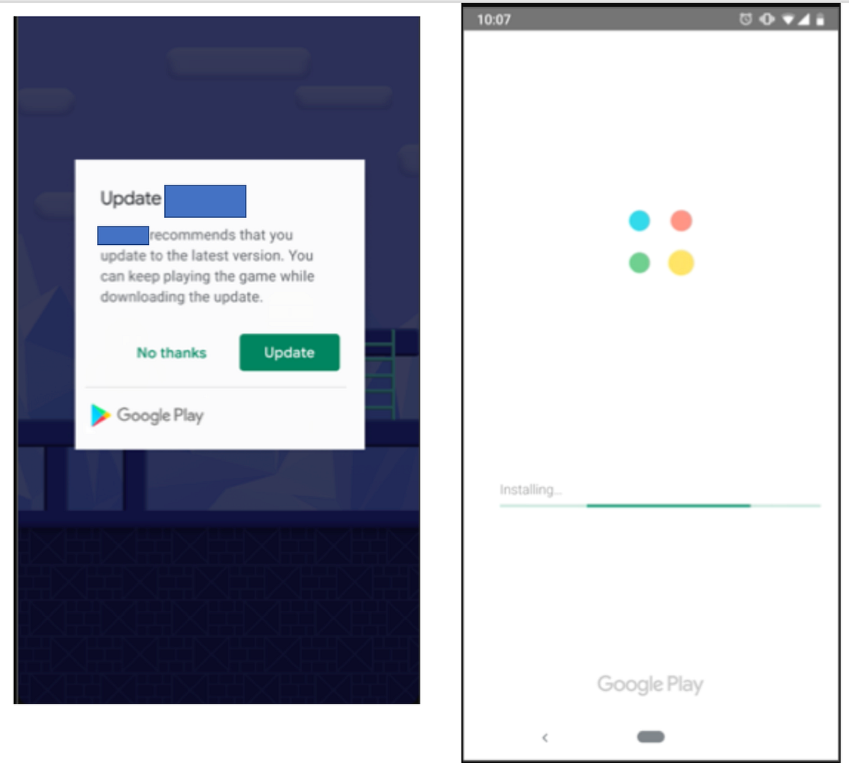 Auto-Updating Android Apps programmatically in the background — In-App Update | by Manikanta ...