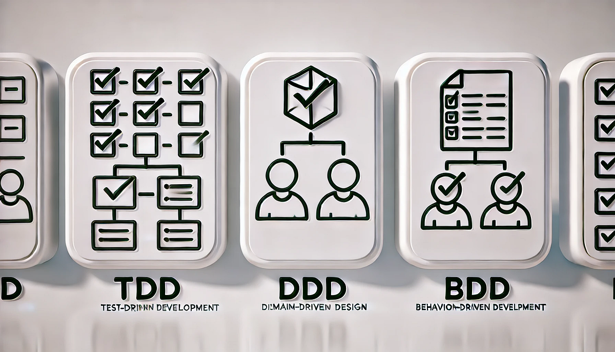 開發方法論指南：TDD、DDD 和 BDD 的比較分析及新手學習建議 | by kent chiu | Medium