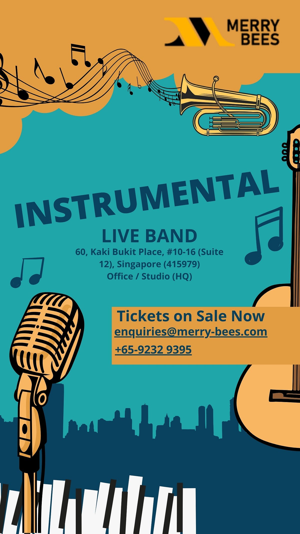 Instrumental live band - Merrybeesjohnlye - Medium