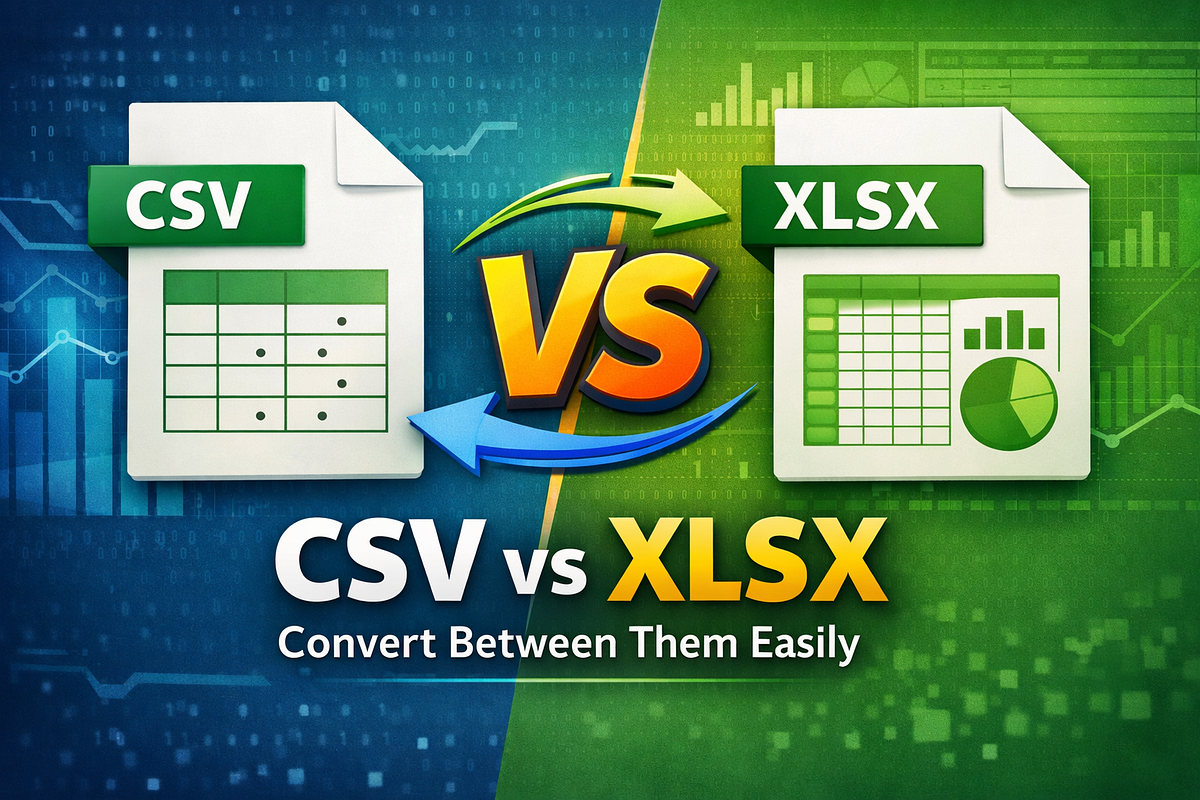 CSV vs XLSX: What’s the Difference and How to Convert Between Them ...