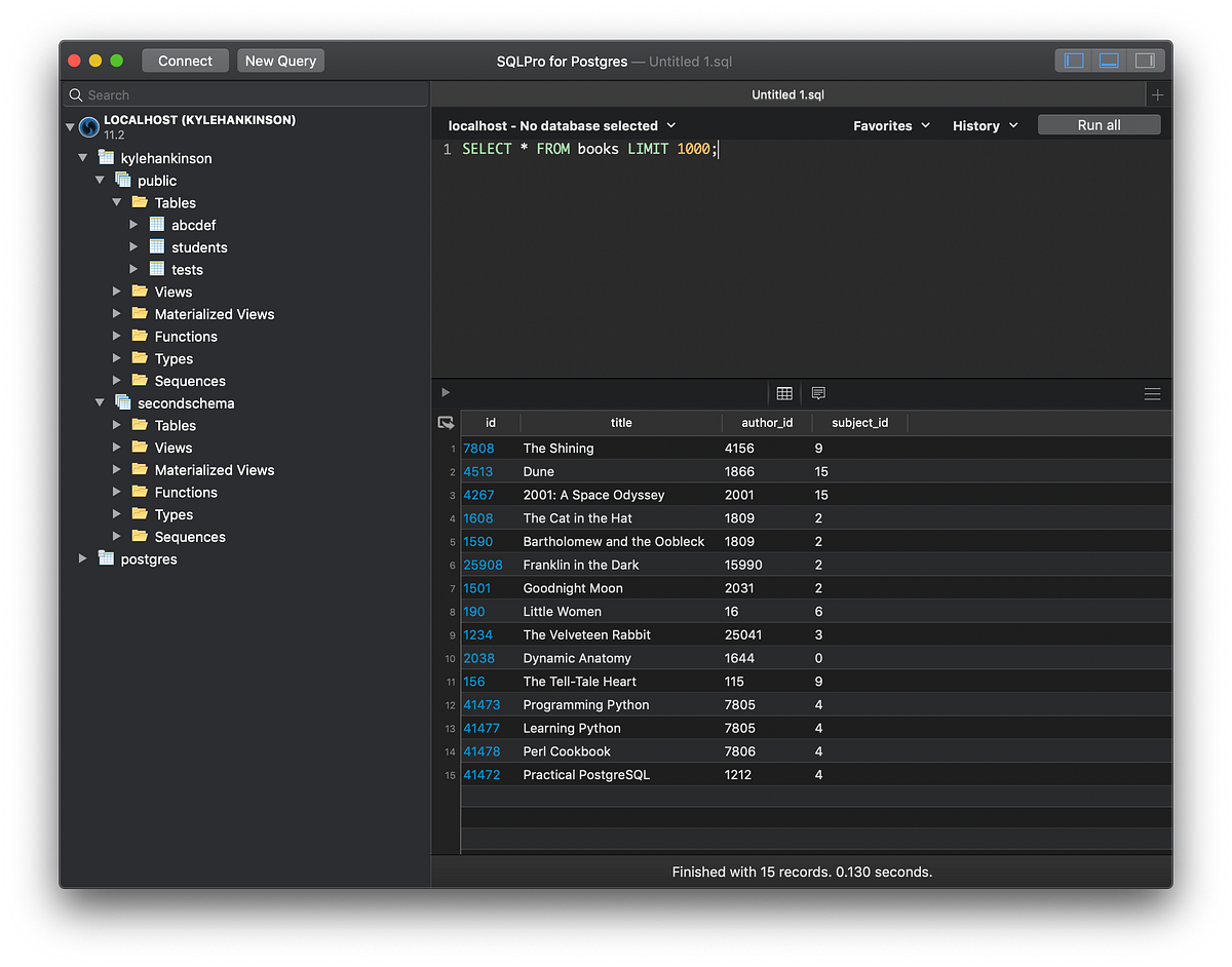 Sequel Pro (for Postgres?). Ever wanted an equivalent of SequelPro ...