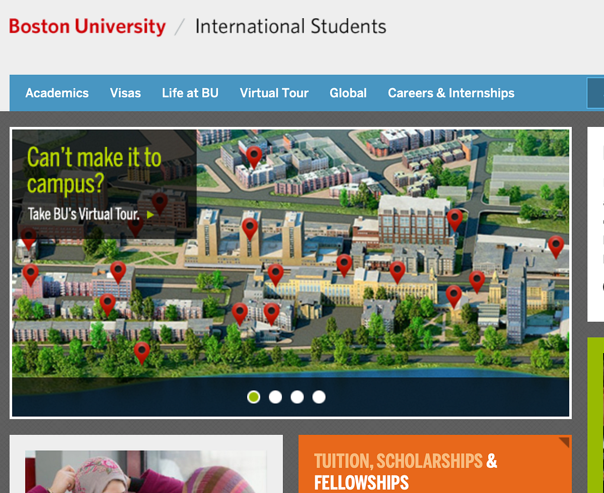 Usability case study and redesign — University of Boston | UX/UI Design ...