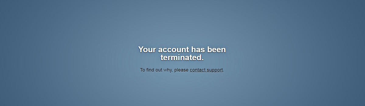 Terminated!. How tumblr terminated my 3-year-old… | by machine HQ blog ...