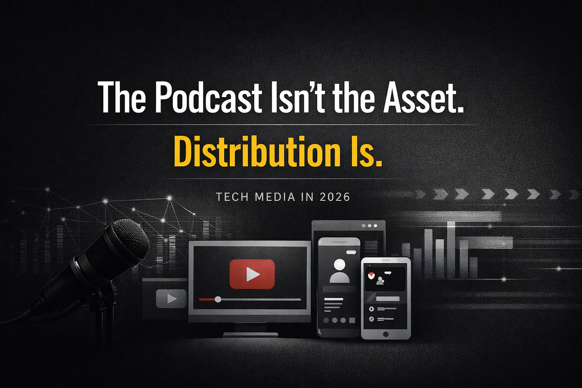 The Podcast Isn’t the Asset. Distribution Is. | by Designbysumer | Feb ...