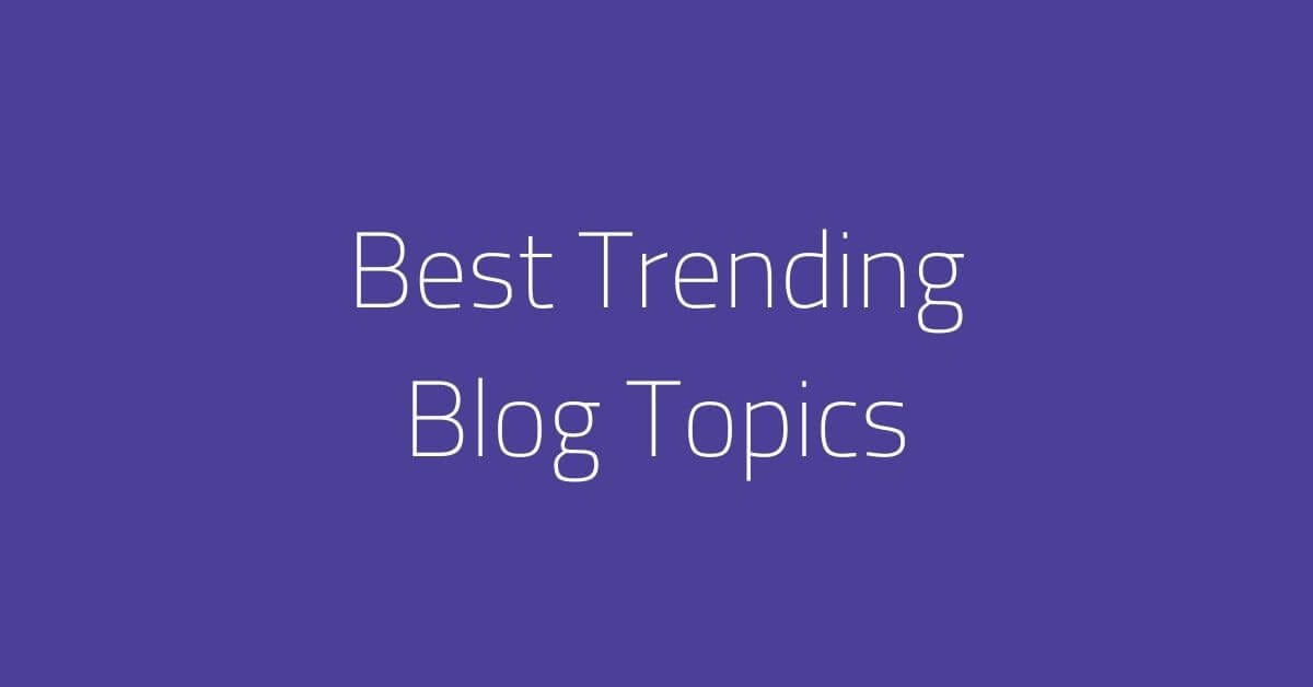 Mastering Trending Blog Topics: The Ultimate Guide | by Ron'dre Silk ...