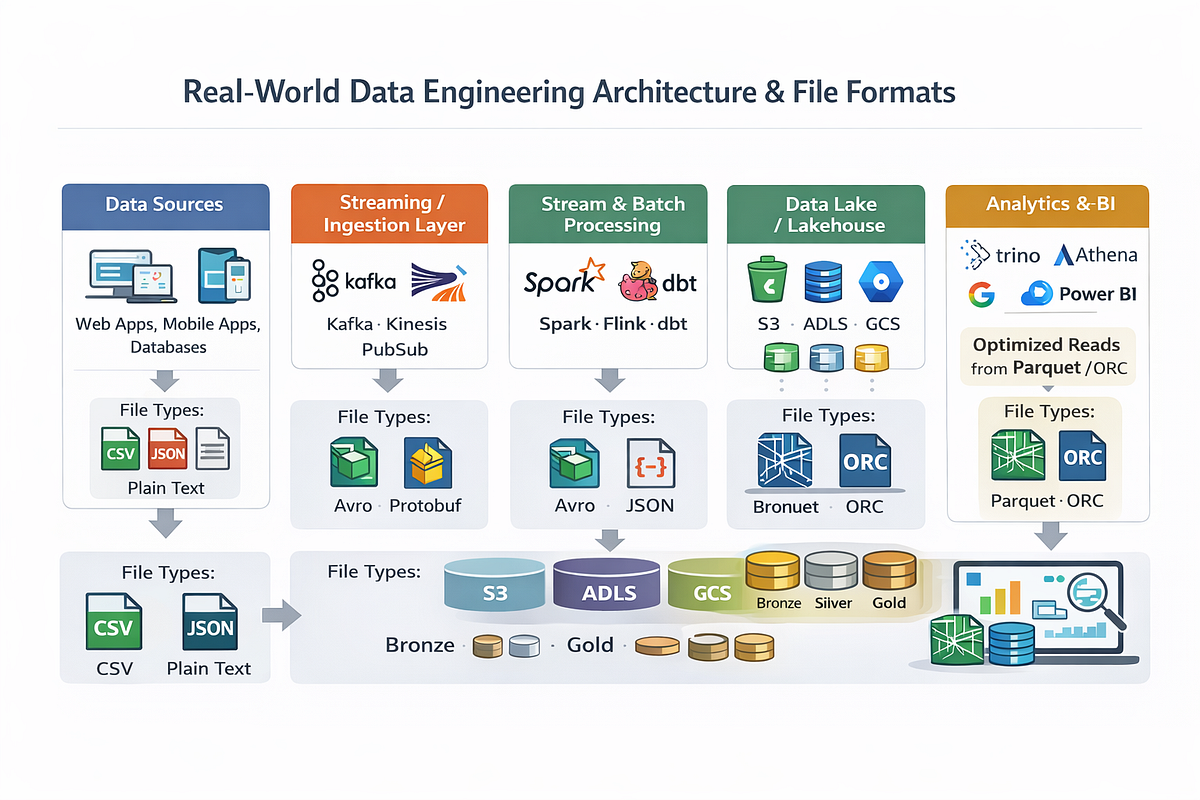 Data Engineering File Types Explained: Use Cases, Pros, Cons, and ...