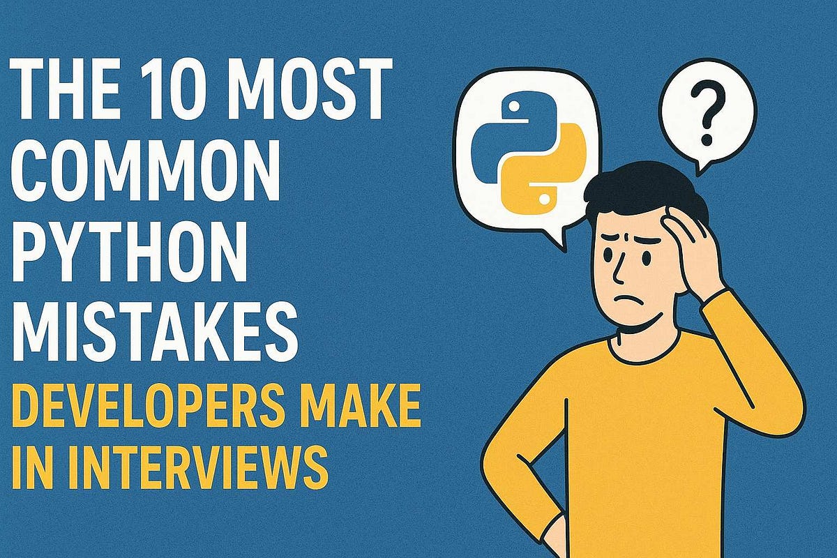 The 10 Most Common Python Mistakes Developers Make in Interviews | by ...