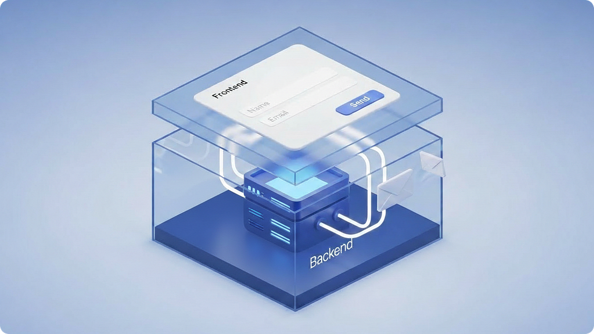 How to Create a Contact Form in Next.js with API Route Backend (Full ...