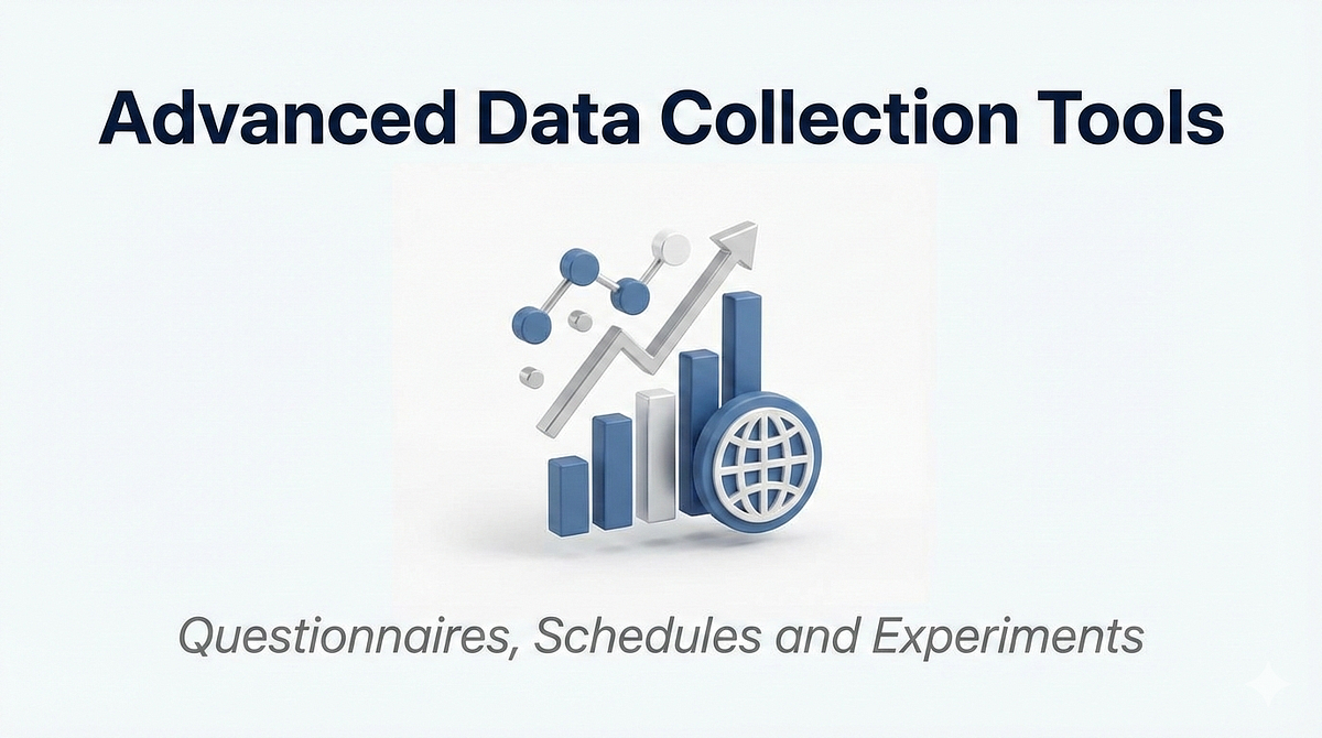 Questionnaires, Schedules and Experiments: Advanced Data Collection ...