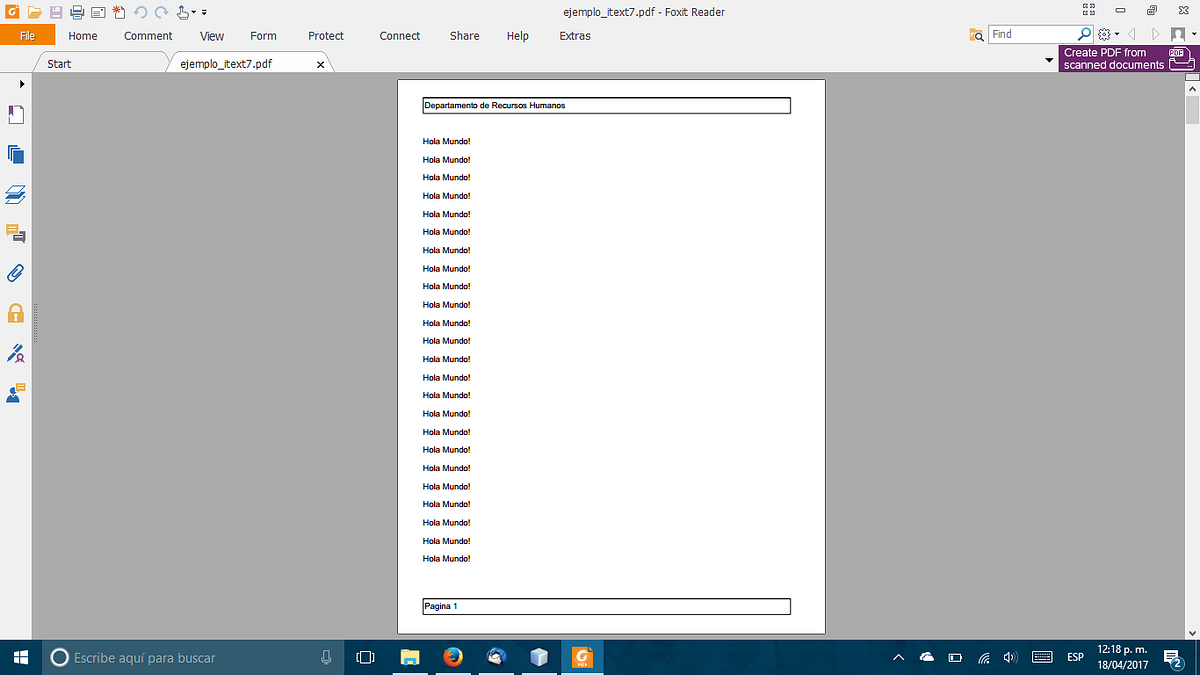 Encabezados, pie de pagina y conteo de paginas en iText 7 | by David Raygoza Gómez | El Acordeon ...