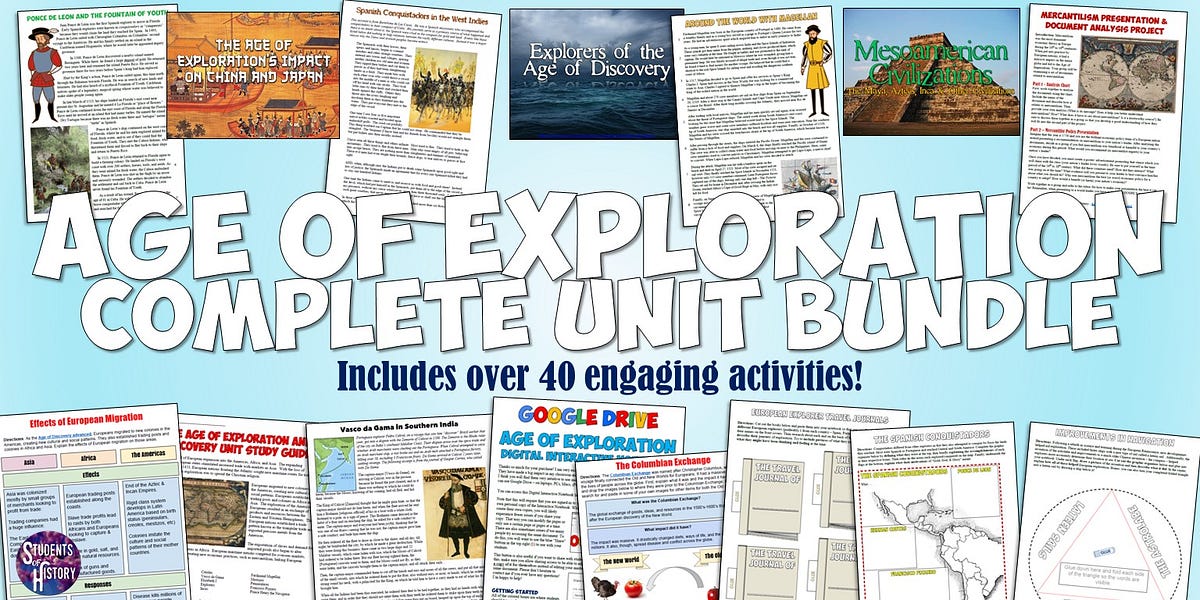 Age of Exploration & Discovery Activities | by Students of History | Medium