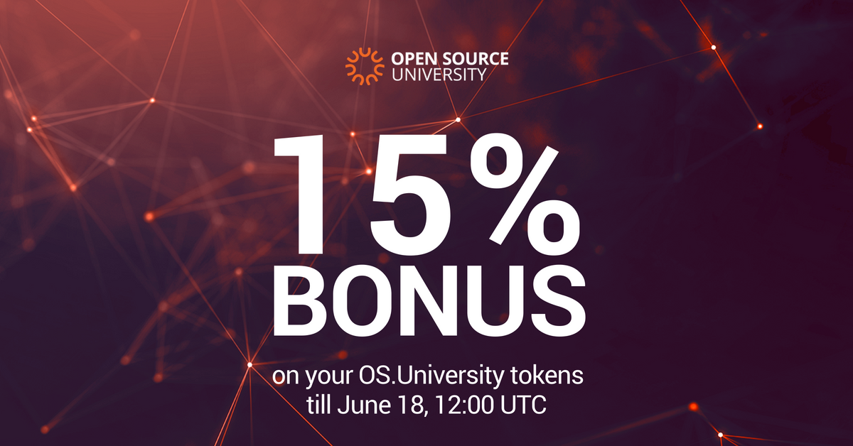 Join the token sale — Get 15% bonus on your EDU tokens | by Open Source ...