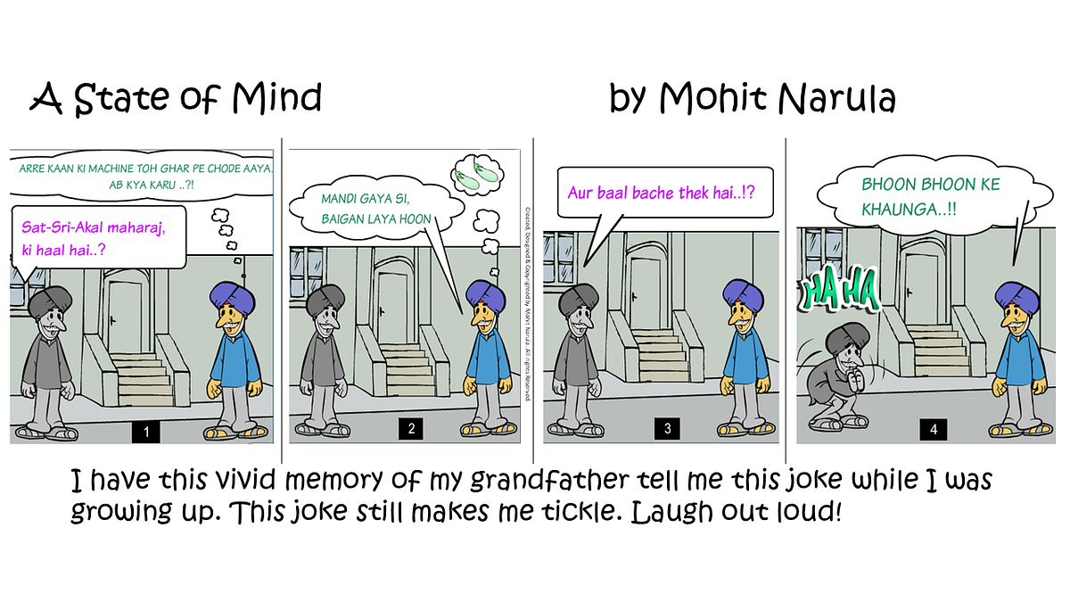My first comic strip | by Mohit Narula | Medium