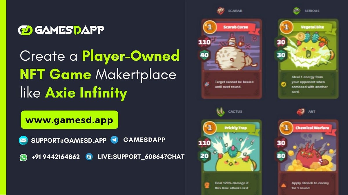 Simplest ways to Develop your own P2E gaming platform like Axie ...