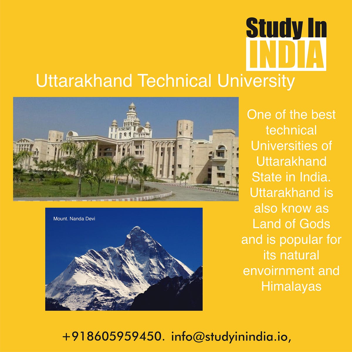 Uttarakhand Technical University (Study in India) | by Study In India ...