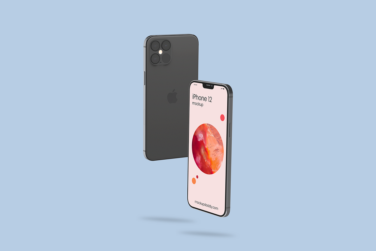 Free iPhone 12 PSD Mockup. In the world of design, wireframes… | by PSD ...