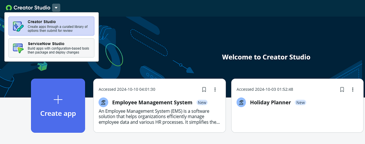 YOKOHAMA Release Feature 10: Switch Between Creator Studio and ServiceNow Studio - Prashant ...