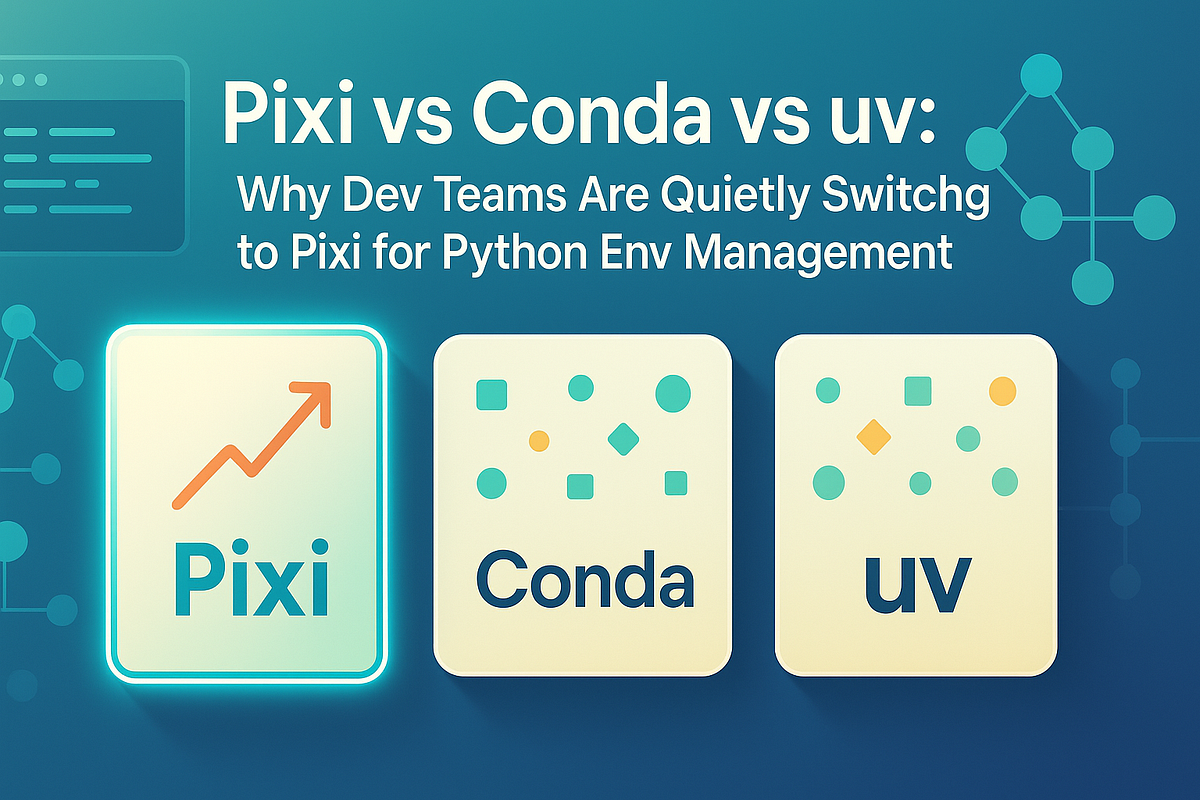 Pixi vs Conda vs uv: Why Dev Teams Are Quietly Switching to Pixi for Python Env Management | by ...