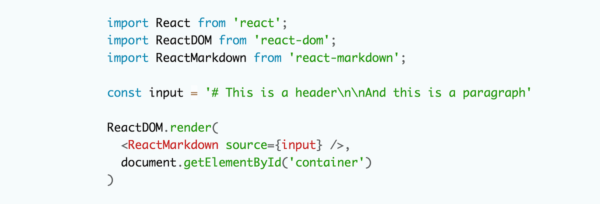 React Markdown — Code and Syntax Highlighting | by Bexultan Myrzatay | Young Developer | Medium