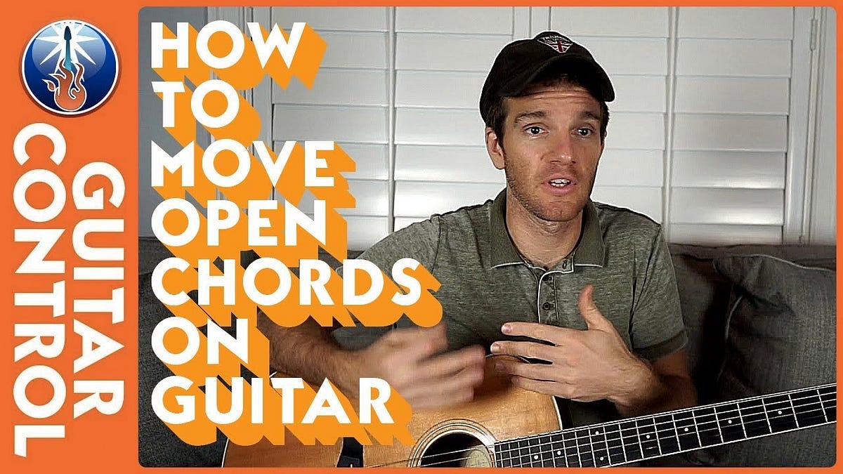 How to Move Open Chords on Guitar | by Guitar Control | Medium