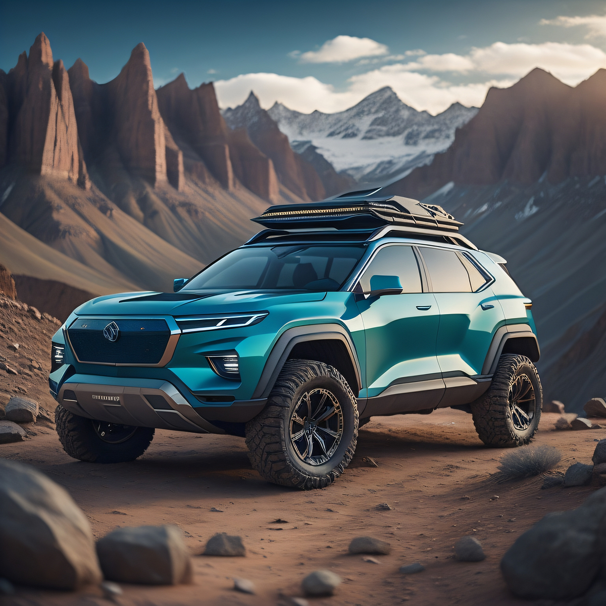 Masterpieces of Technology: How AI Creates Striking SUV Car Brands ...