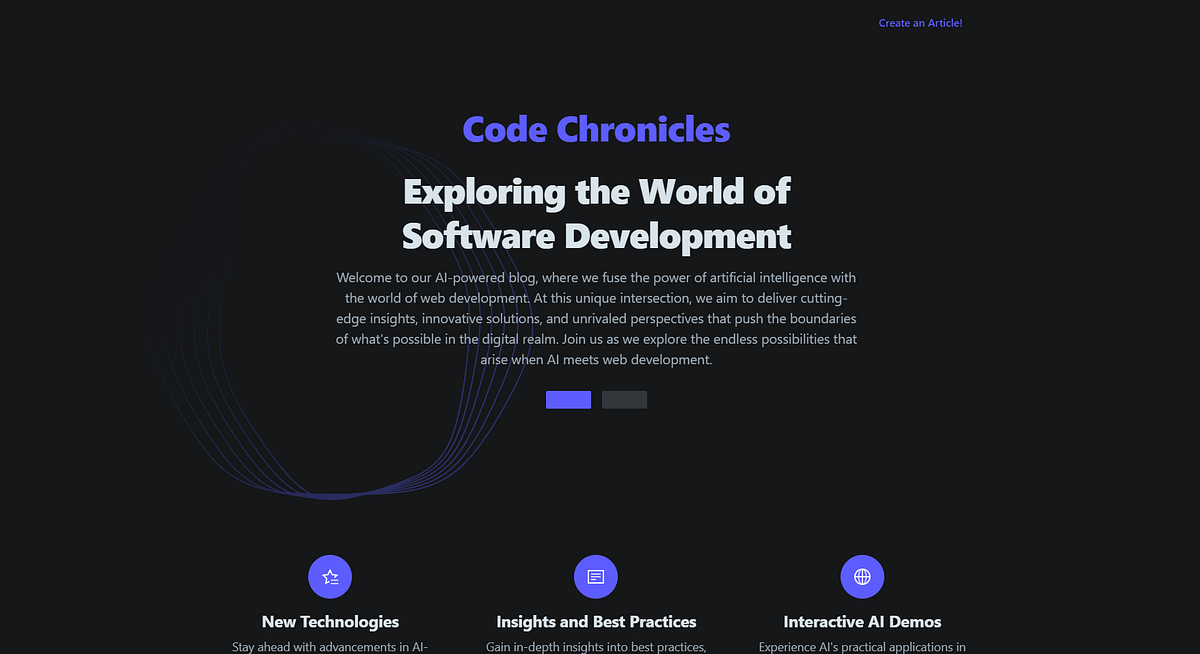 “AI blog” full-stack application leveraging Serverless Architecture ...