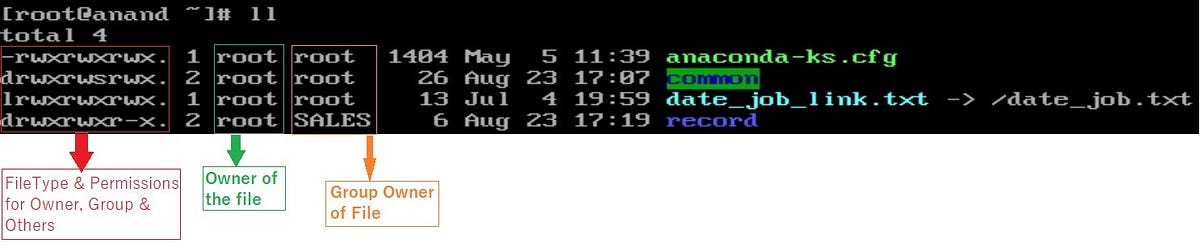 Basic Permissions Set Ownership And Modify Permissions In Linuxcentos