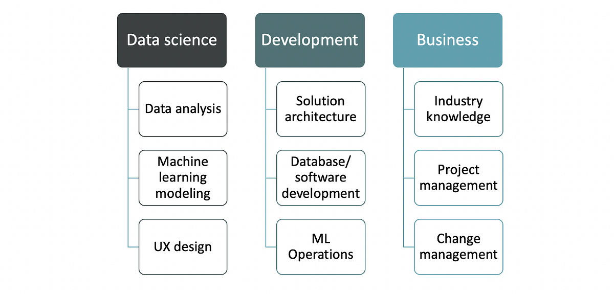 Nine Critical Roles for a Successful AI Project | by Olivier Blais ...