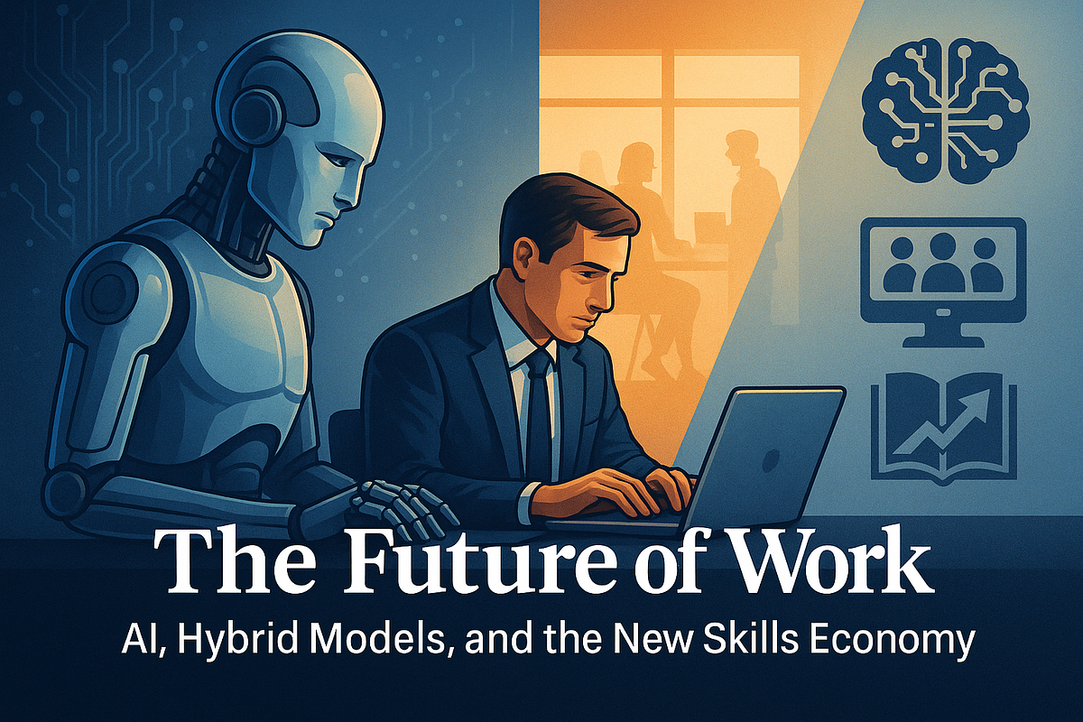 "Future of Work: How AI and Hybrid Models Are Changing Jobs" | Medium
