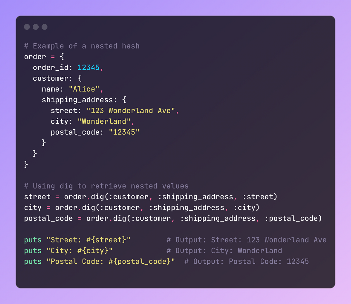 🚀 Mastering Nested Data Retrieval in Ruby with dig! 🚀 | by Sachin Ujjainkar | Jul, 2024 | Medium