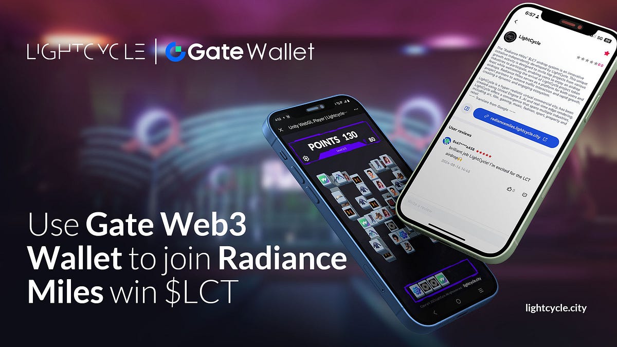 LightCycle | How to use Gate Wallet to join Radiance Miles - LightCycle ...