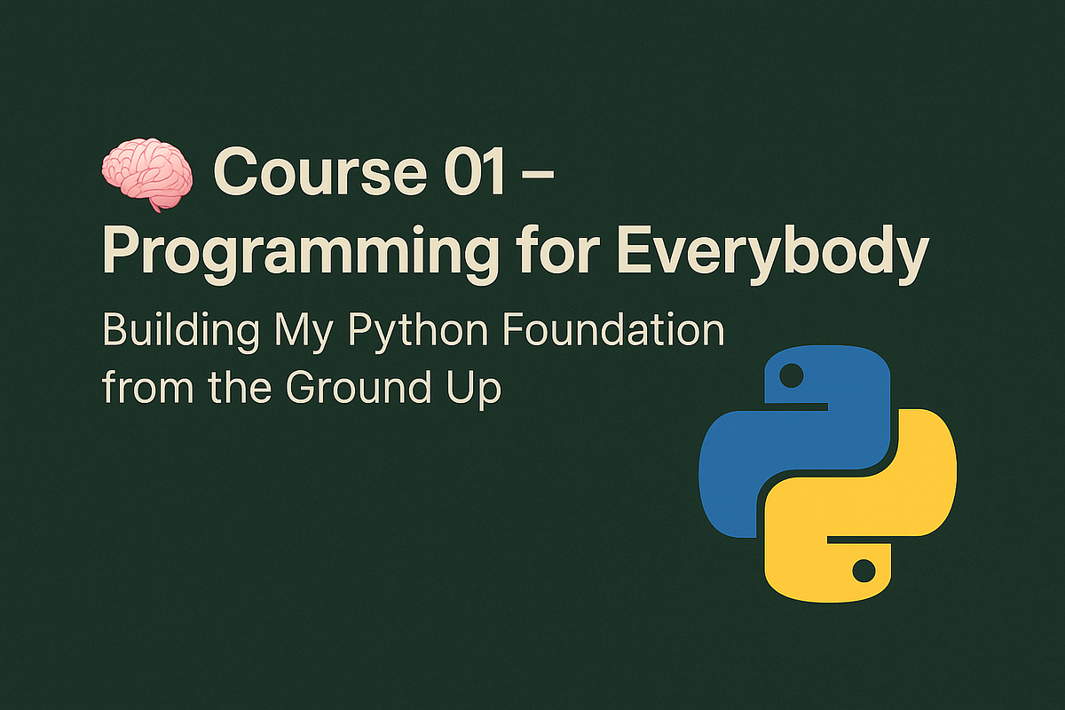 🧠 The Blueprint for a Solid Python Foundation | by Fahad Shah | Medium