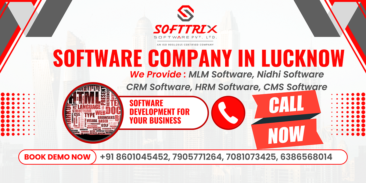 SOFTWARE COMPANY IN LUCKNOW. Hey there, Lucknow! Meet your new tech… | by Softtrix Software | Medium