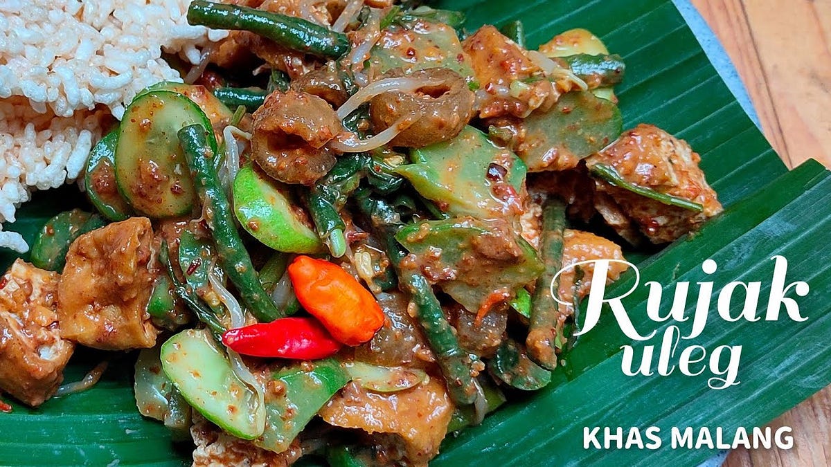 Cara membuat Rujak Uleg Khas Jawa Timur Sensasi Pedas, Asam, dan Manis ...